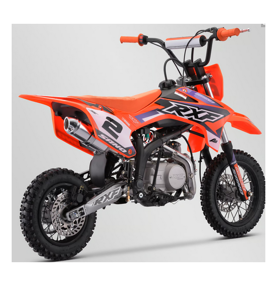 Dirt bike sano rxf rookie 110cc semi-auto 2024 Orange